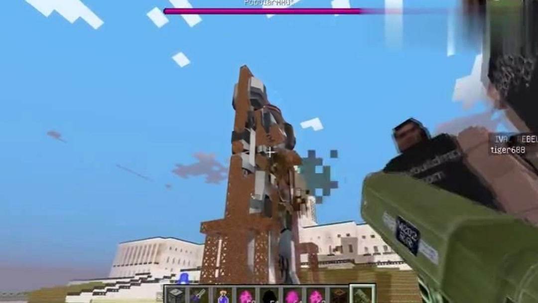 我的世界:无敌机器人大战大力士