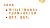 长方形面积的计算微课