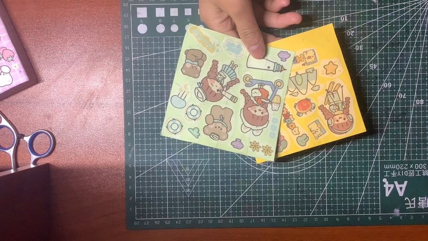 省钱妙招 自制格子手帐便签