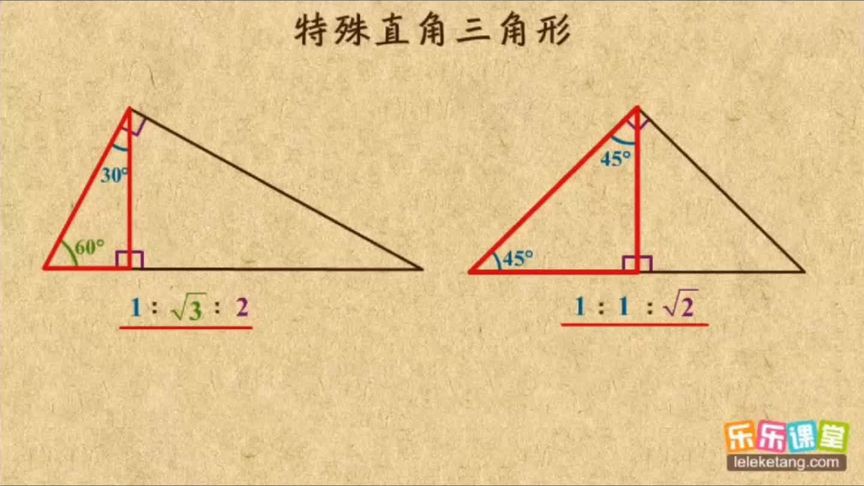 八年级上册:第3集:勾股定理中的特殊直角三角形。#初中数学