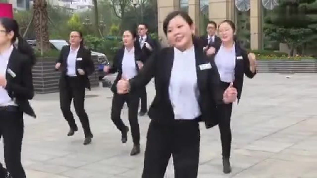 全友晨会舞蹈《阿里阿里》教学视频_标清