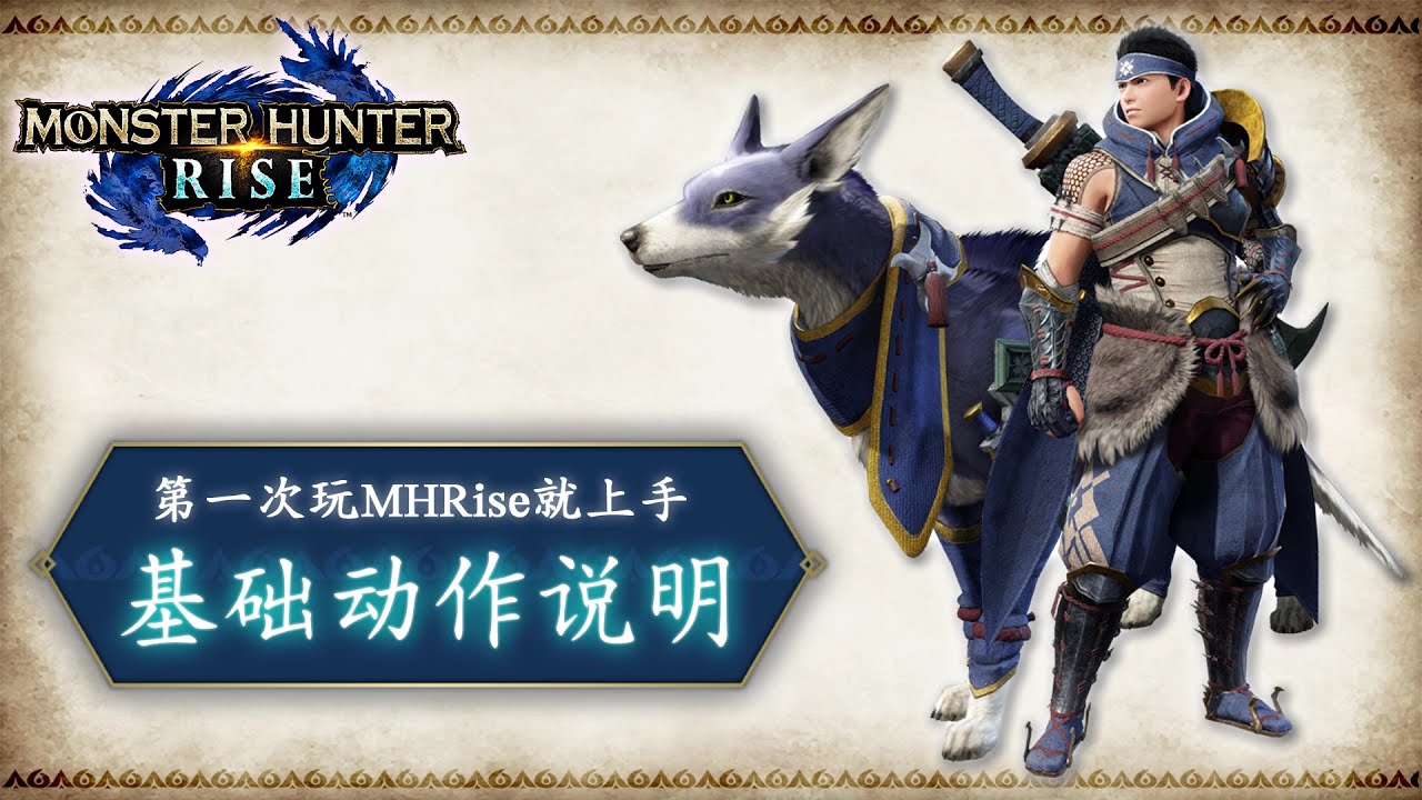 【简中】NS《怪物猎人:崛起》新手教程 - 基础动作说明