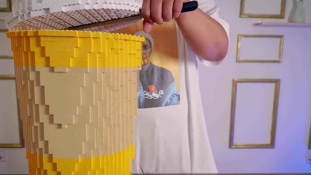 猜猜这是做的啥?#解压 #美食 #定格动画 #乐高