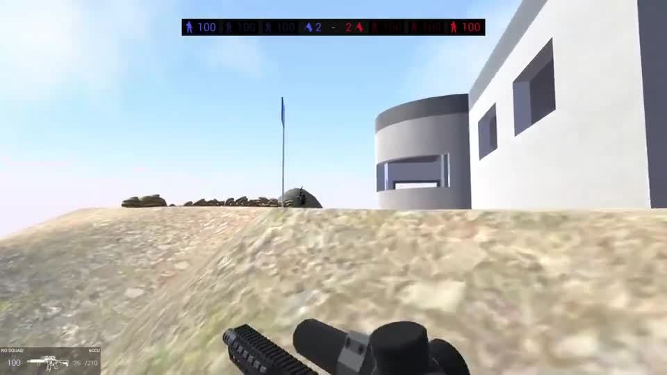 战地模拟器:3倍镜点射,远距离狙击敌人!