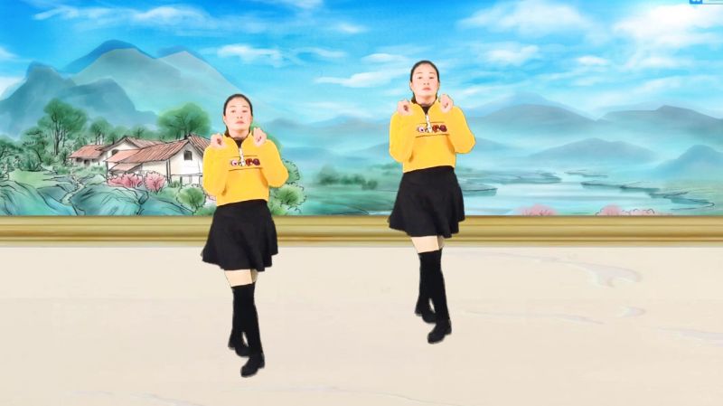 精选广场舞《众人划桨开大船》节奏感强,舞步好看,充满活力!