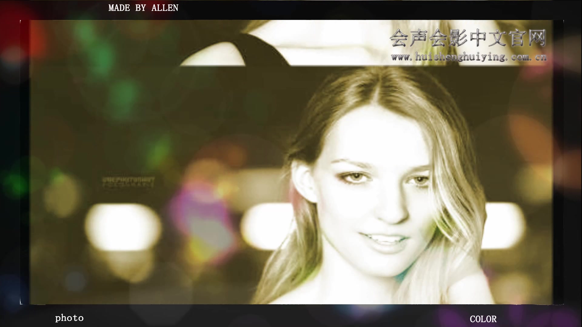 日系唯美复古滚动照片