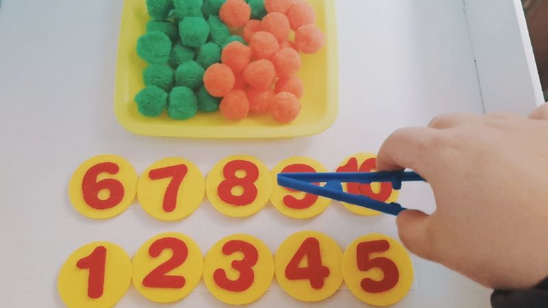 幼儿园自制玩教具加法游戏