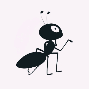 墓碑上的褐色蚁 