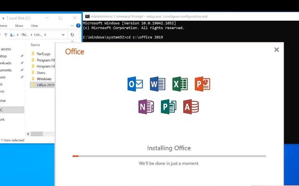 使用(ODT)Office Deployment Tool 工具安装和部署 office