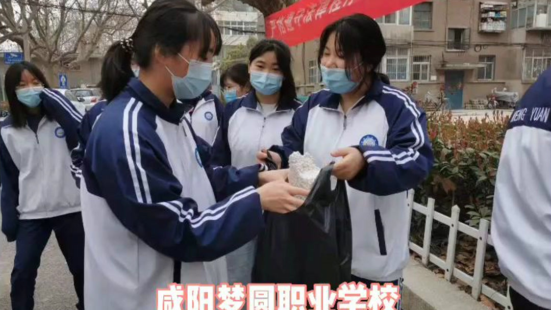 咸阳梦圆职业学校学雷锋志愿服务活动