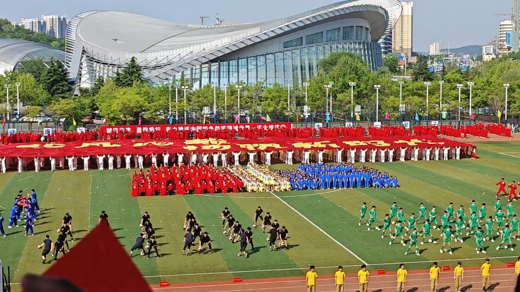 石油大学运动会开幕式,篮球表演,真“小黑子”