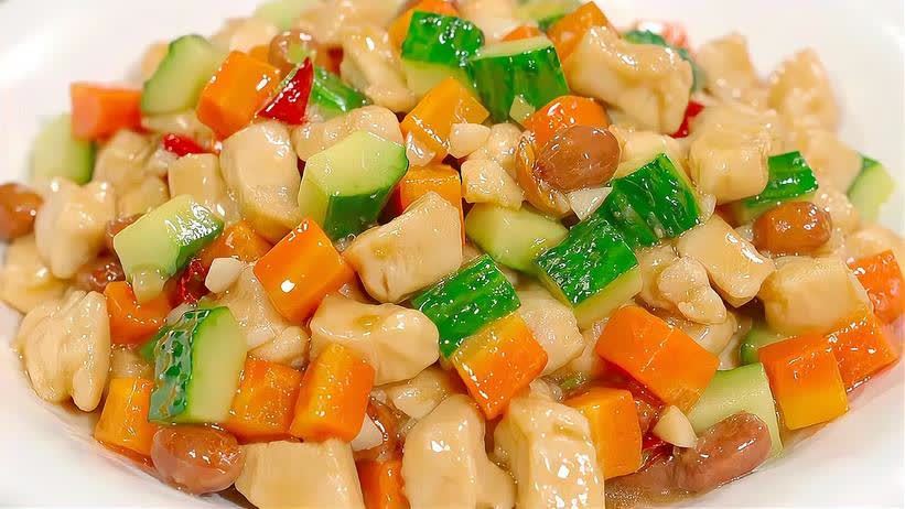 大厨教你宫保鸡丁的正确做法,太香了,看着就有食欲,好吃下饭