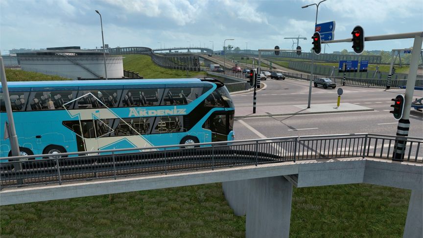 欧洲客车模拟:路上遇到多次起祸最终成功抵达——英国(上)