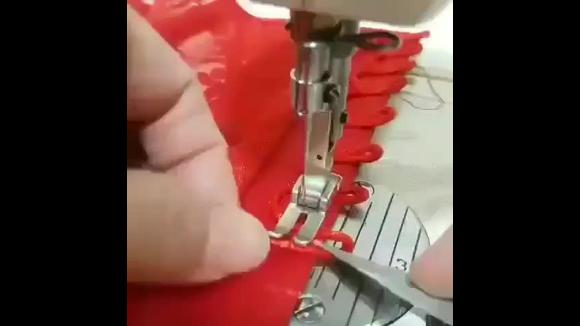 婚纱礼服中常见扣环的缝制教程