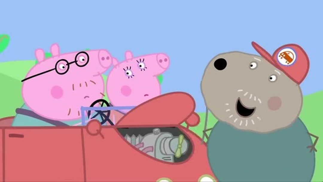 不嫌麻烦的狗爷爷?小猪佩奇之安全教育