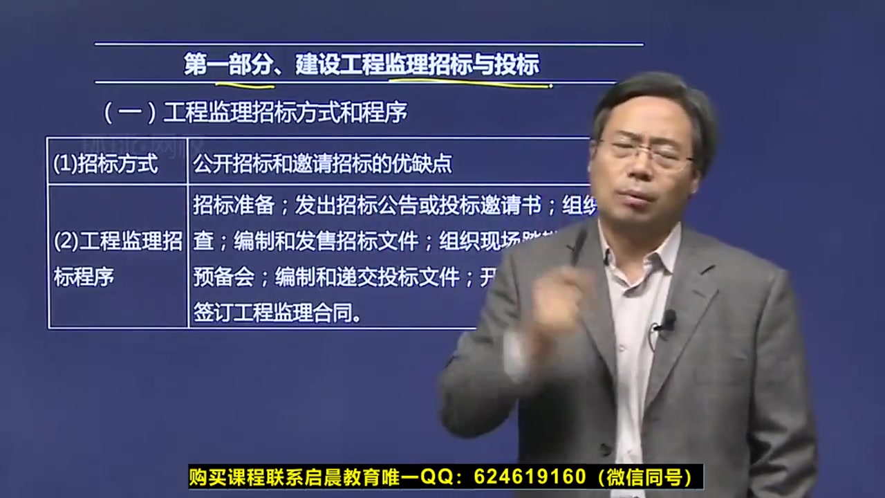第01讲一、建设工程监理招标与投标(一)