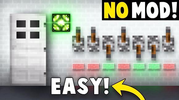 《我的世界》老玩家教你如何不借助MOD就可以做一个简单的密码门