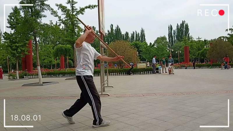短棍实用技术,师傅独创拳法之一,三种兵嚣渗透在一起