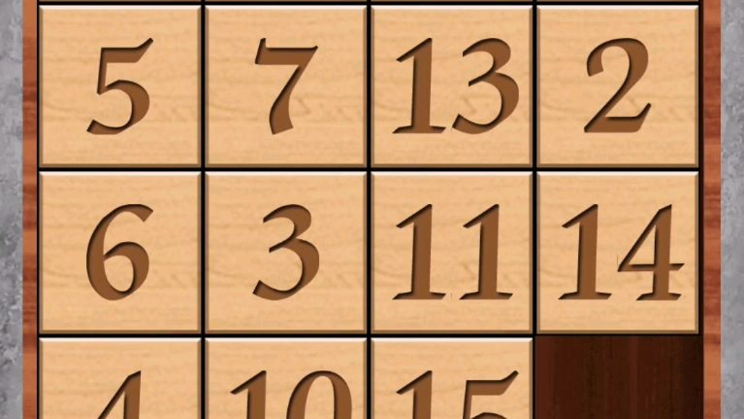 日常数字华容道(视频最后有12秒的数字华容道)