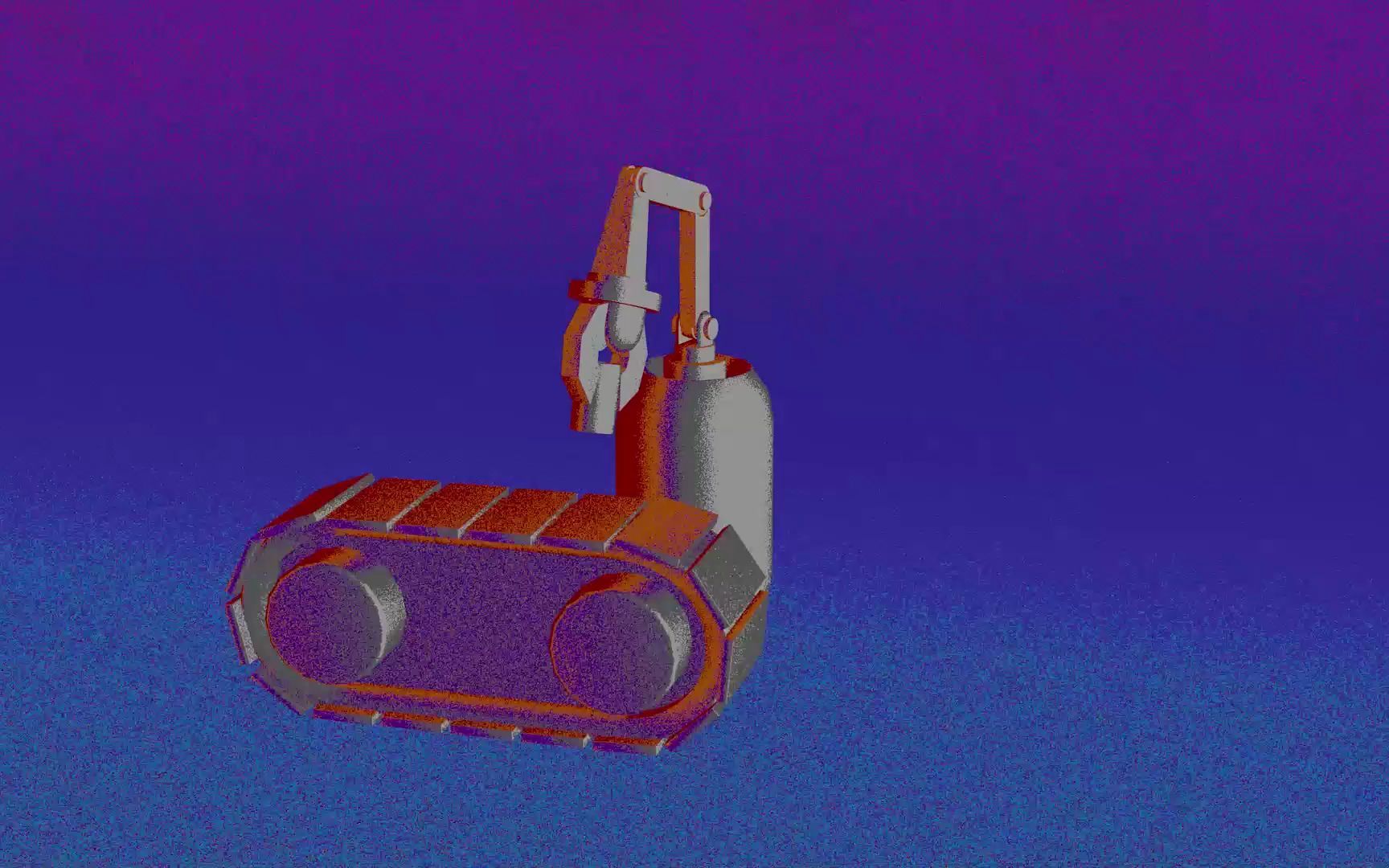 【C4D】C4D制作机械臂动画