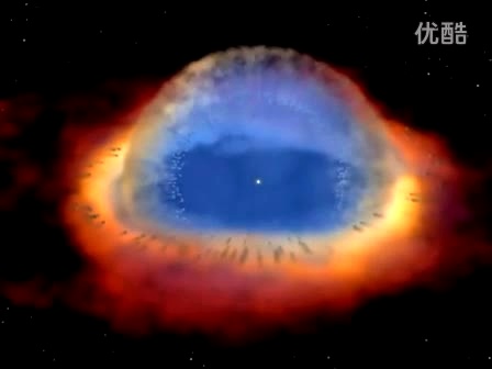 3D模型下的 螺旋星云 展示 - 哈勃望远镜 NASA