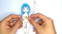 纸娃娃创意手工:如何制作关节会动的纸娃娃人形,有详细的过程