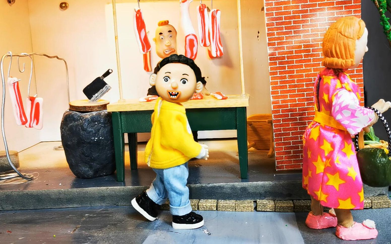 黏土动画——我只是想吃顿肉,我太难了!