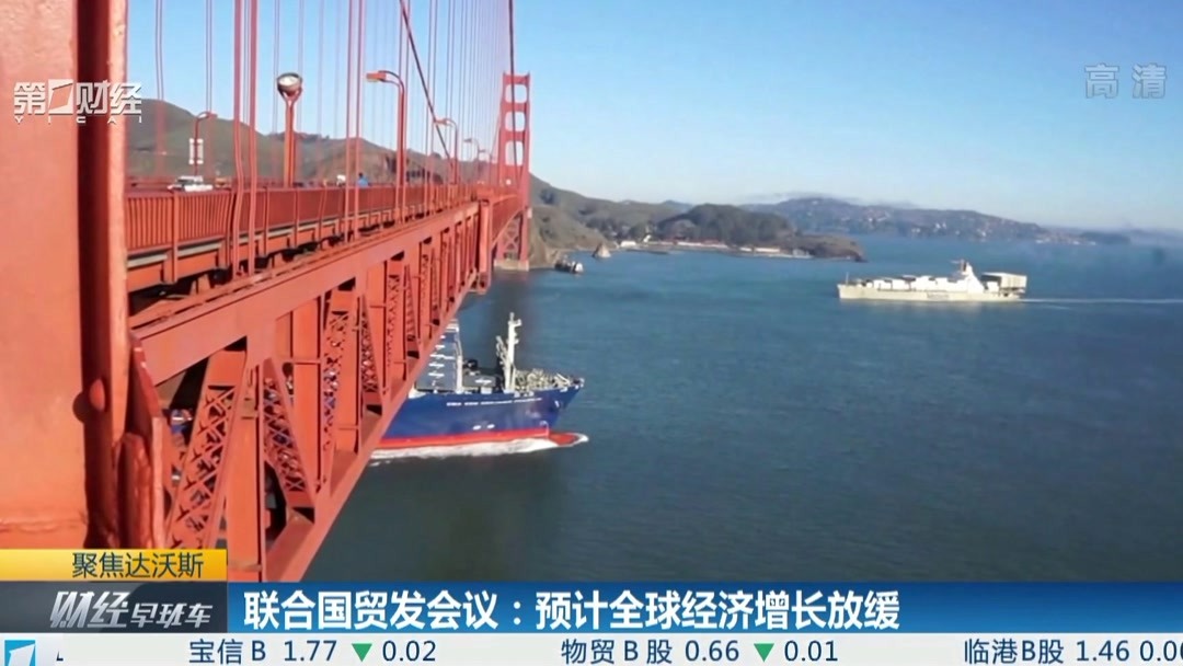 联合国贸发会议:预计全球经济增长放缓