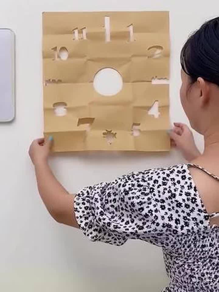 手工趣味钟表 时钟 钟表 挂钟 创意挂钟(･ω･´)