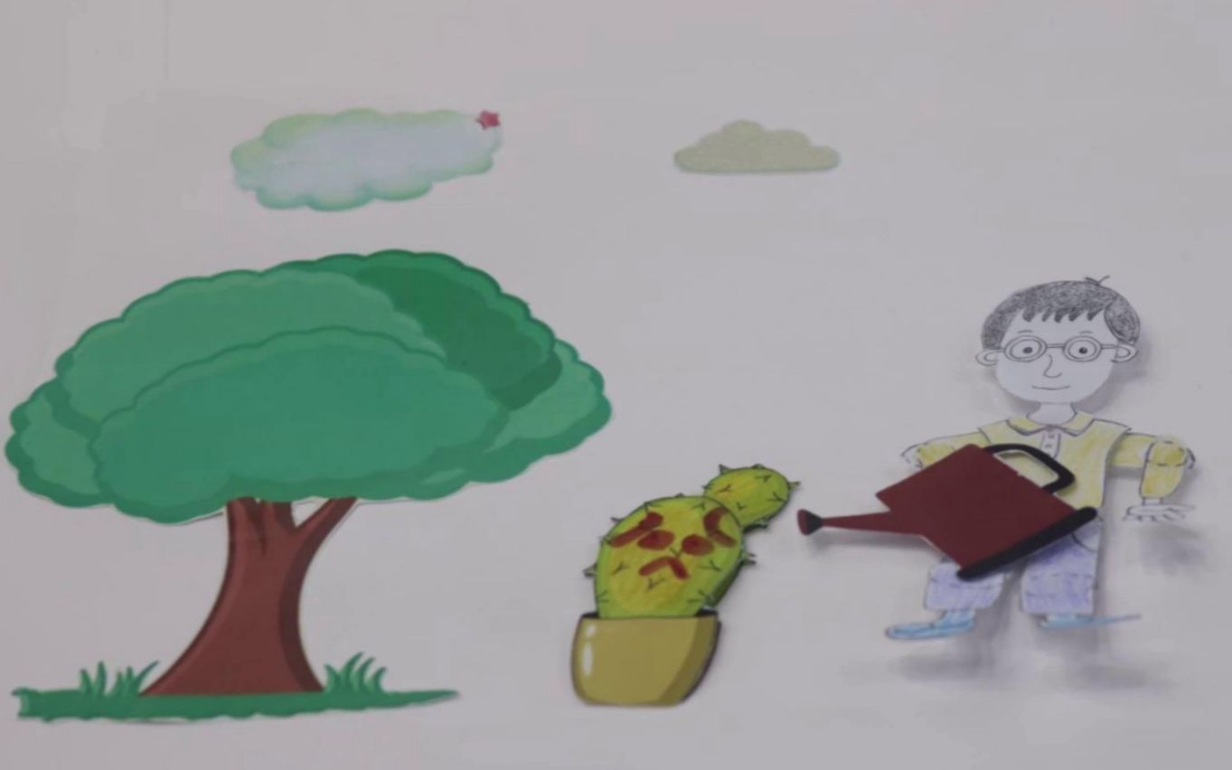 定格纸片动画 浇水园丁 陆亦炯 胡加森 黄浦劳技教育中心