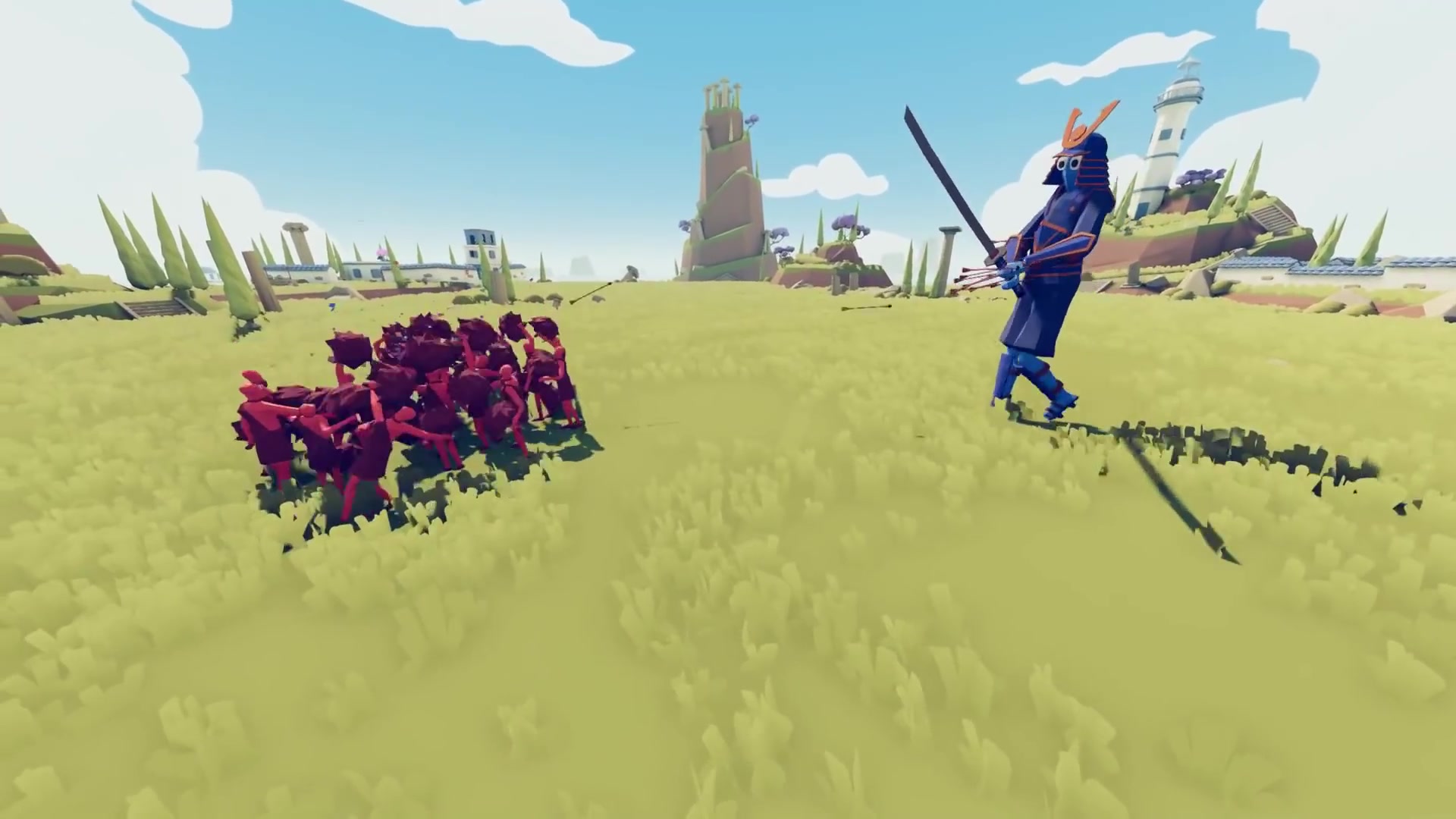 【TABS】啦啦队&弓箭手1V1最强兵种!全面战争模拟器