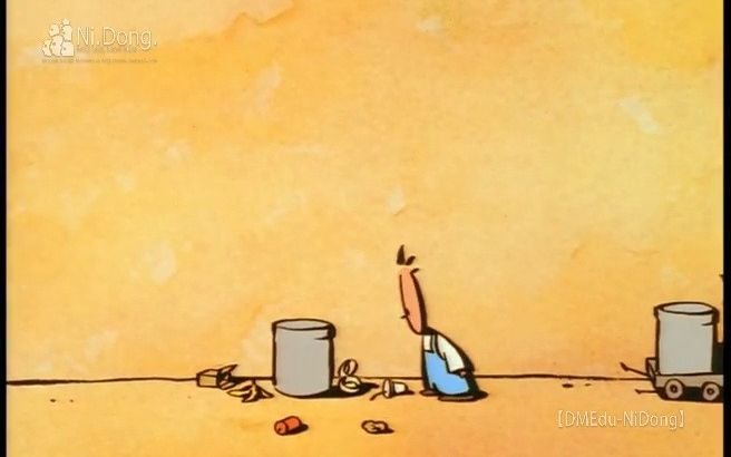 《垃圾桶》可爱的动画