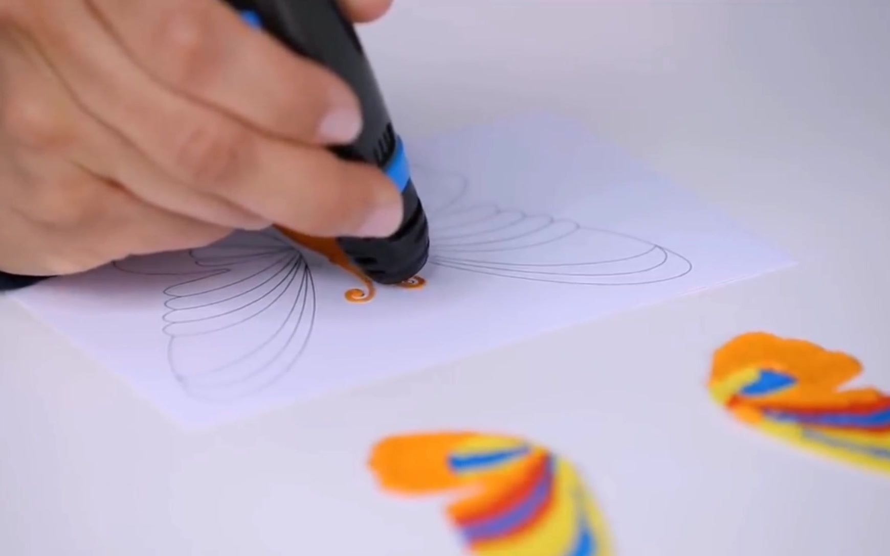 挈风旗舰店3D打印笔的使用教程,一起动手画起来吧~