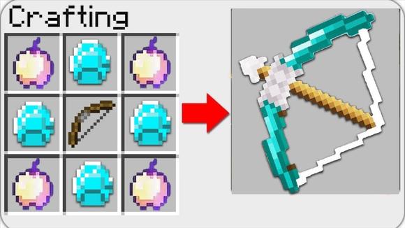我的世界MC动画:如何制作神的钻石弓