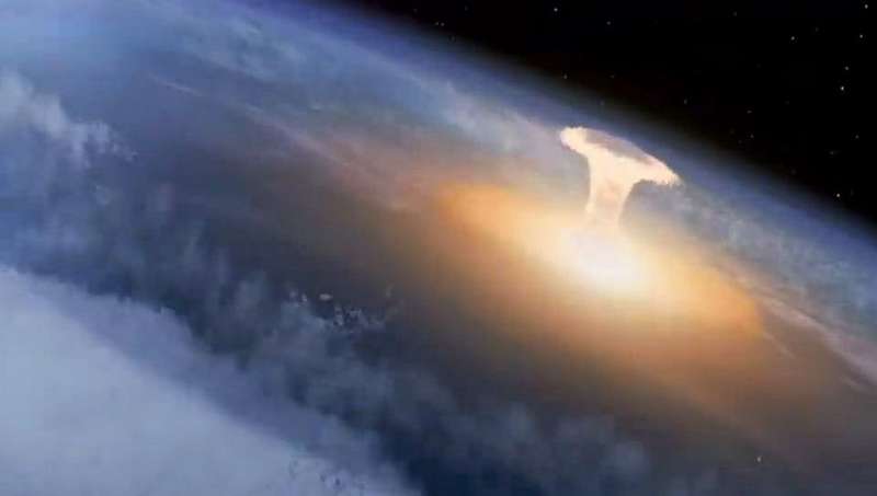 科幻片:行星撞击地球,海啸淹没m国