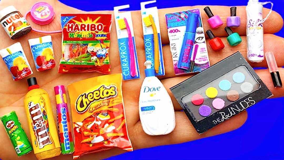 儿童迷你手工:制作微型食品和日用品