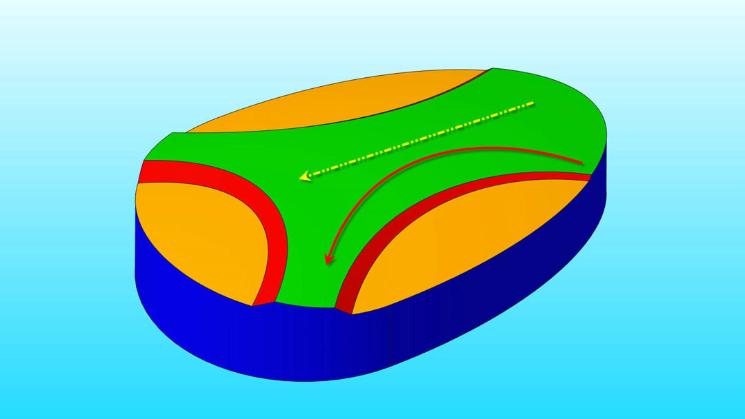 匪夷所思,Creo曲面上渐变浮雕效果的高质量快速实现方法!