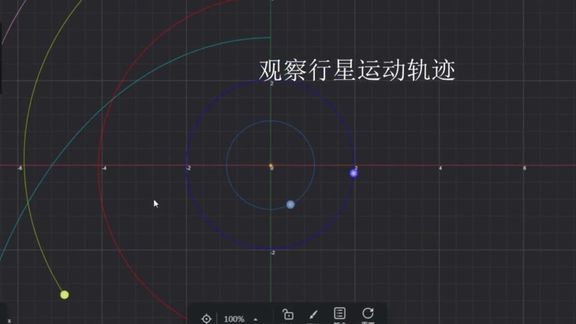 太阳系行星及彗星轨道模型