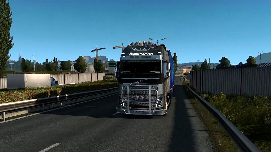 欧洲卡车模拟:老司机高超车技再现,要有人坐副驾驶,肯定吓坏!