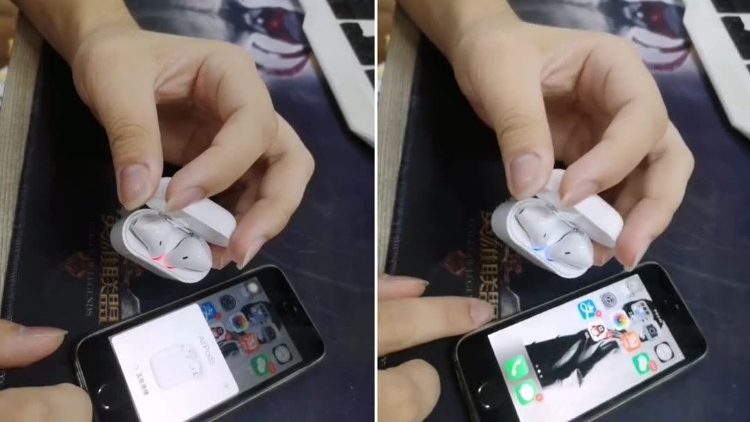 无线蓝牙耳机弹窗连接操作方式