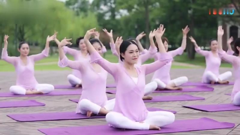 超唯美!古风舞韵瑜伽《风筝误》