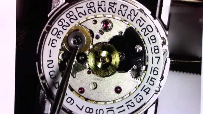 ETA 2824-2机芯:如何准确无误的调整手表机芯的日期及日历跳转机构...