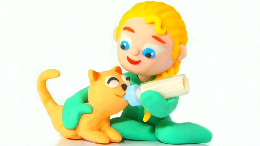 亲子橡皮泥!猫猫养成记!