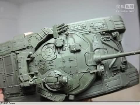 【模玩】搜模阁 T-72b 坦克 1:72 成品模型评测 modelcollect