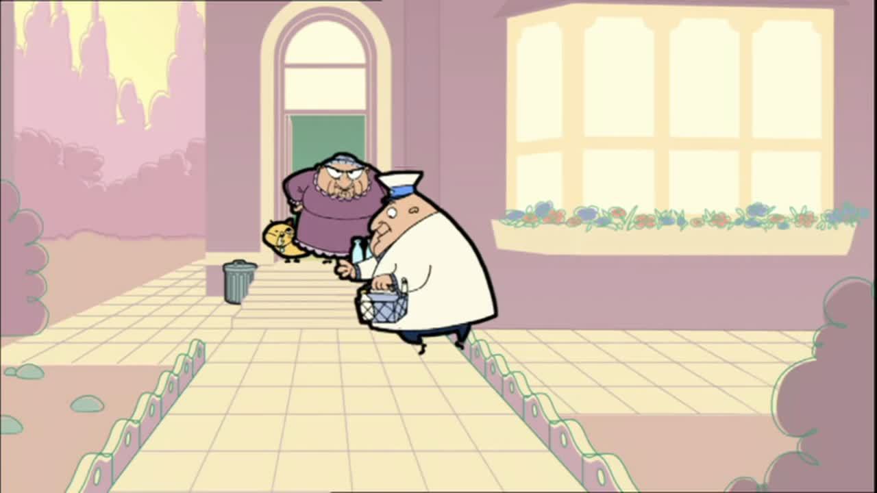 憨豆先生动画版:憨豆闯祸,老太太进医院,医生让憨豆照顾小猫