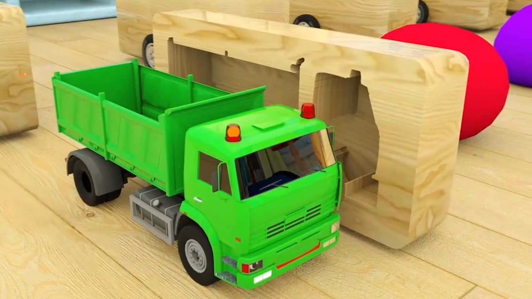 汽车玩具小天地 第1集 跟着汽车学颜色