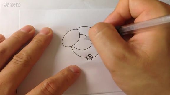 儿童卡通简笔画十二生肖-小狗的画法