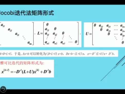 数值分析 第五讲 第六章 线性方程迭代解法