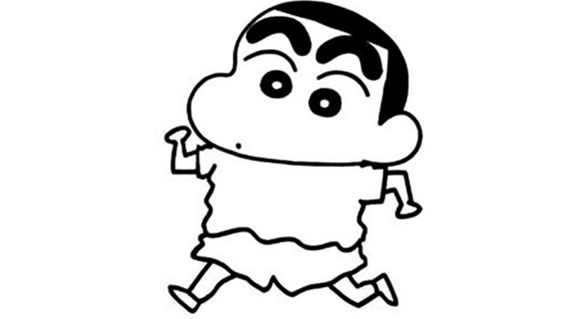 你喜欢蜡笔小新吗,教你画一个!