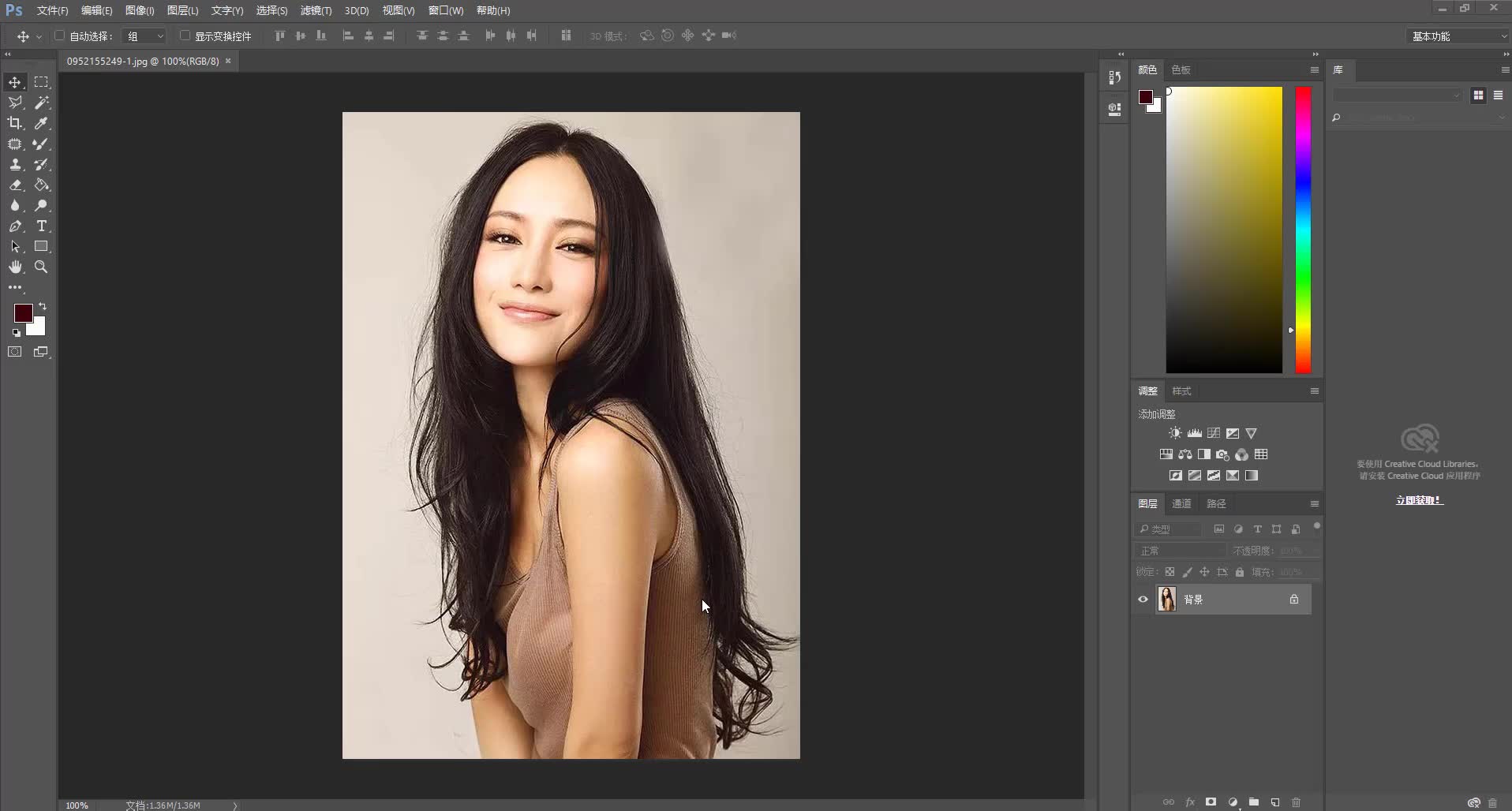ps素描效果